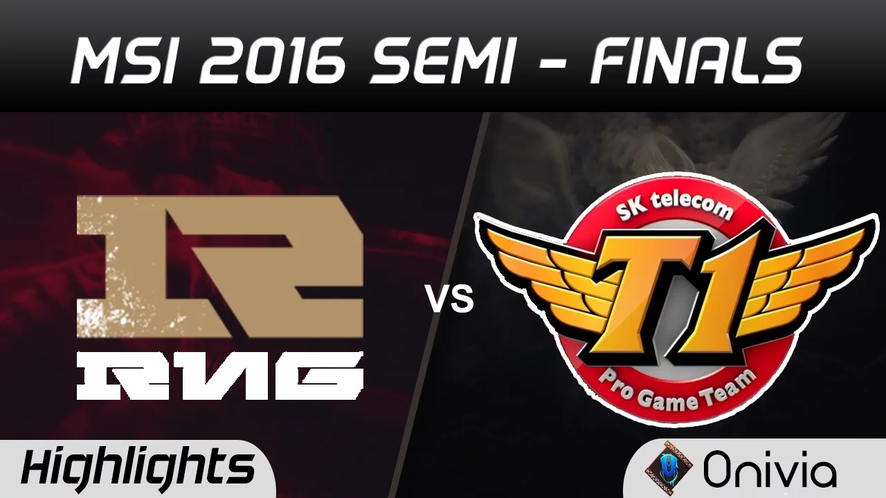 RNG vs SKT Highlights Game 3 MSI 2016 Semi Finals Royal Never Give Up vs SK Telecom T1 - Cheddar.tv