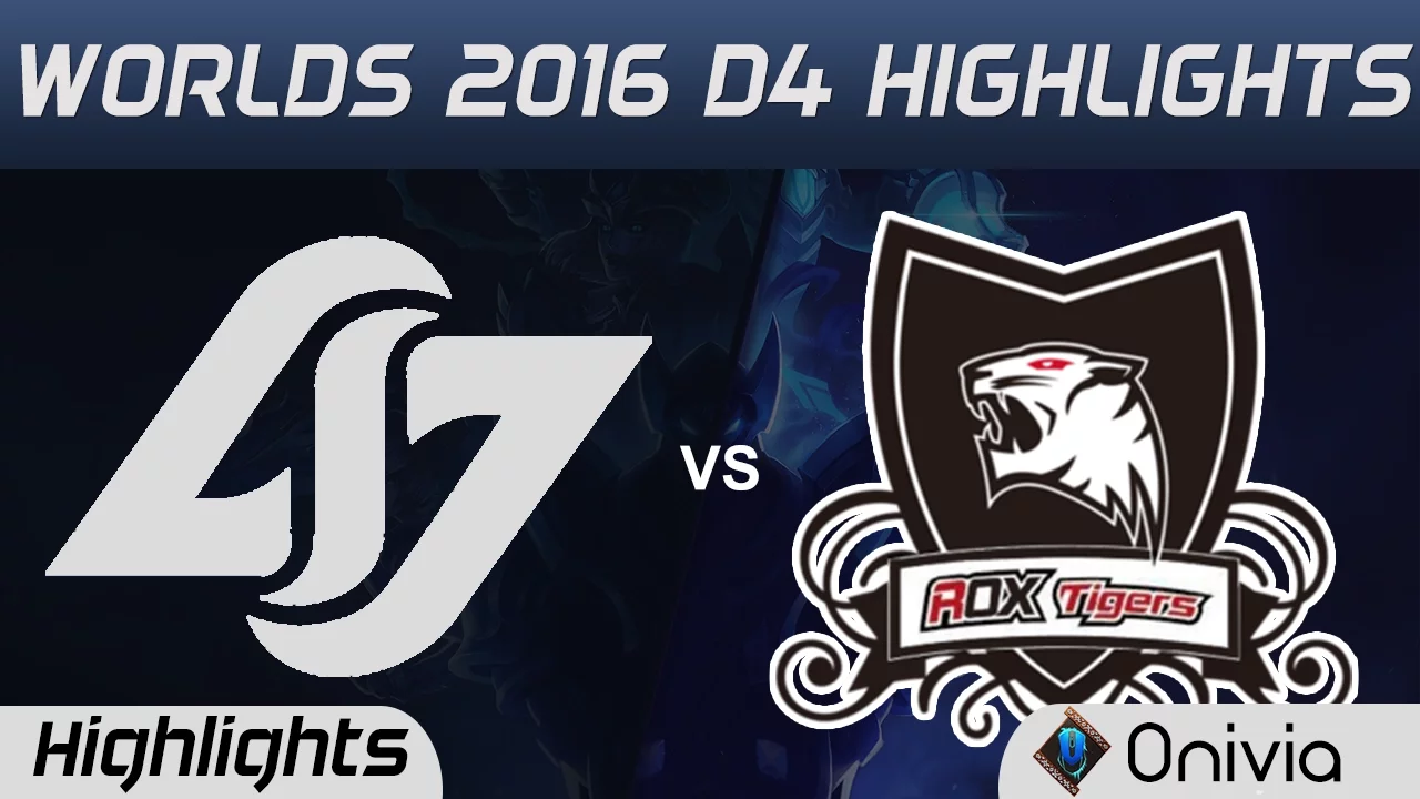 CLG vs ROX Highlights Worlds 2016 D4 Counter Logic Gaming vs ROX Tigers - Cheddar.tv