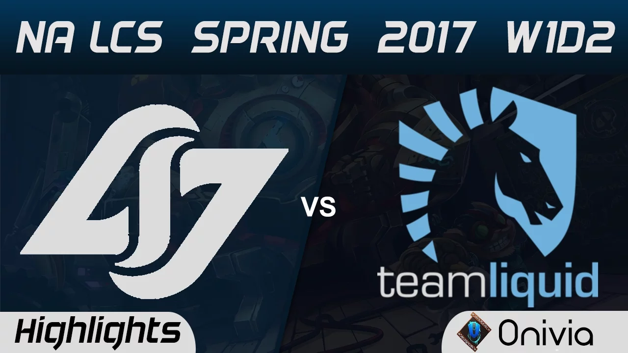 CLG vs TL Highlights Game 2 NA LCS Spring 2017 W1D2 Counter Logic Gaming vs Team Liquid - Cheddar.tv