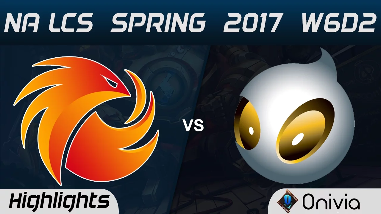 P1 vs DIG Highlights Game 1 NA LCS Spring 2017 W6D2 Phoenix1 vs Dignitas - Cheddar.tv