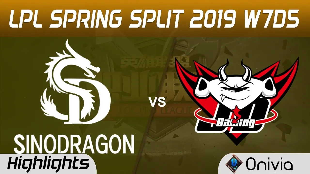 SDG vs JDG Highlights Game 2 LPL Spring 2019 W7D5 SinoDragon vs JD Gaming by Onivia - Cheddar.tv
