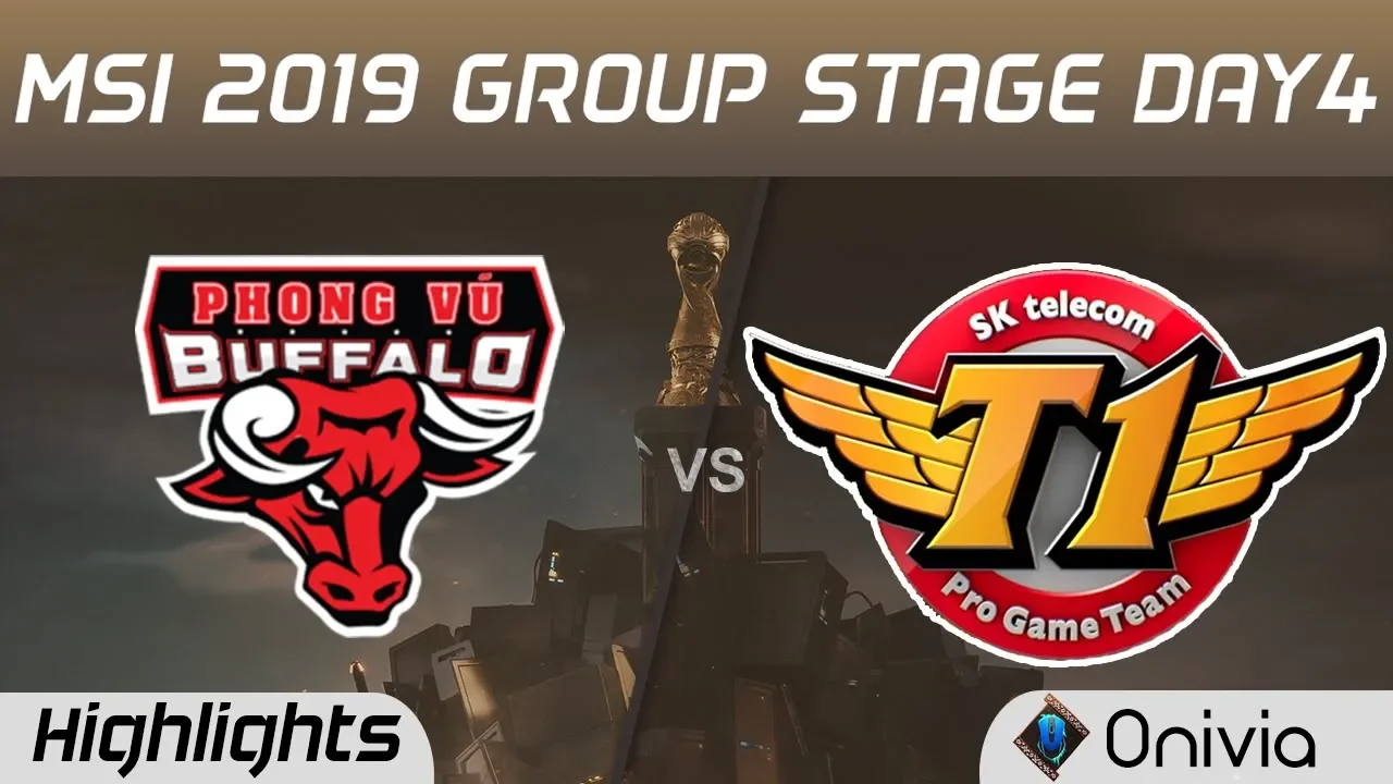 PVB vs SKT Highlights MSI 2019 Phong Vu Buffalo vs SK Telecom T1 MSI Highlights by Onivia ...